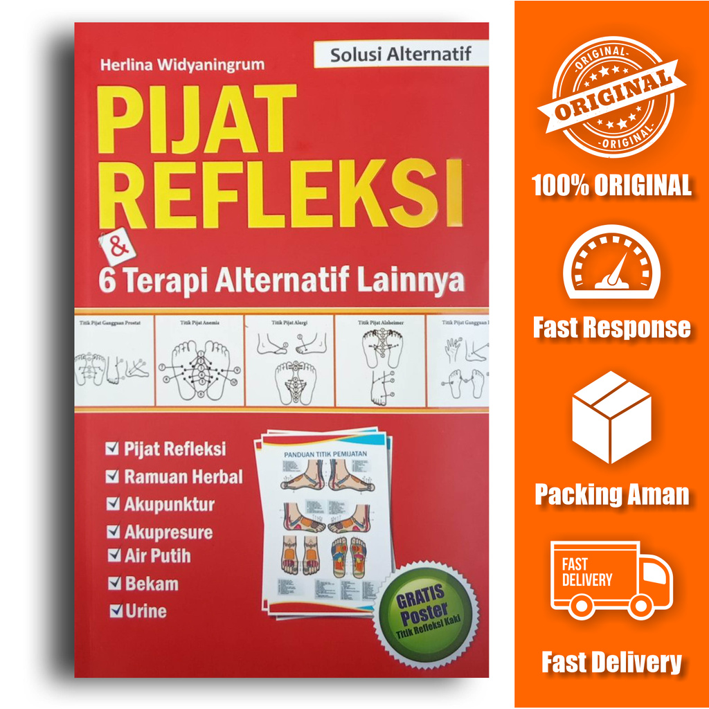 Jual Buku Pijat Refleksi & 6 Terapi Alternatif Lainnya | Shopee Indonesia