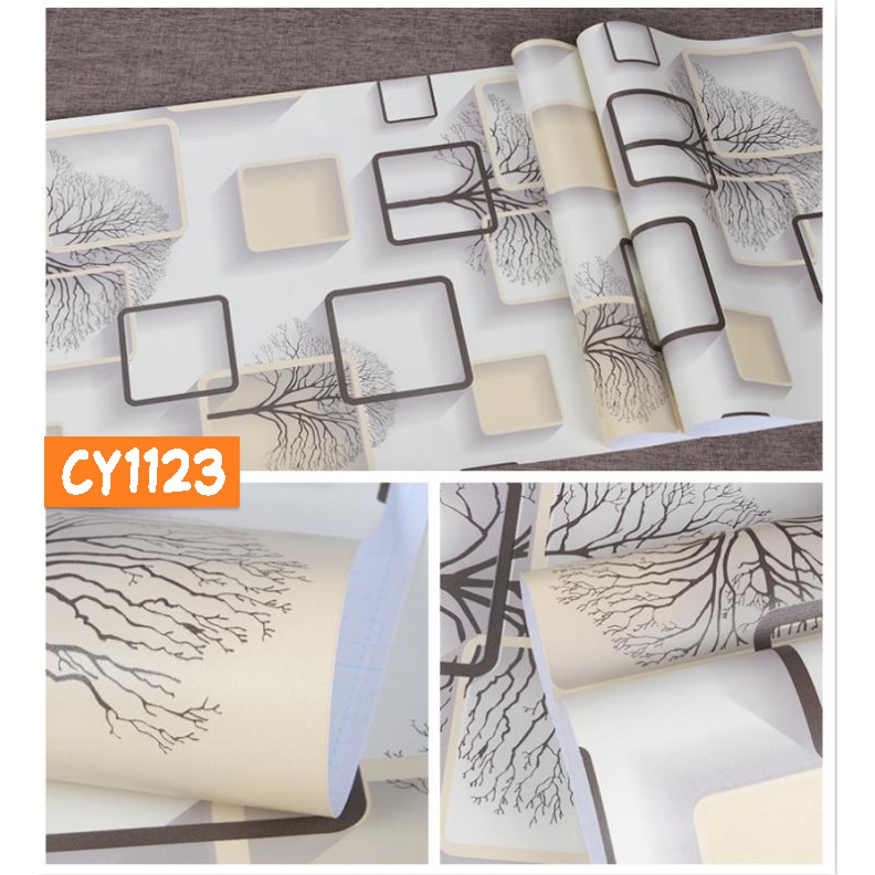 Jual Wallpaper dinding wallpaper stiker Wallpaper Motif Cy 45CM x 8M ...