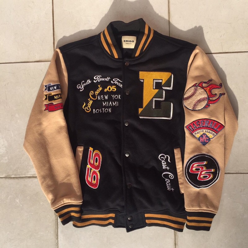 Jual jaket varsity erigo thrift | Shopee Indonesia