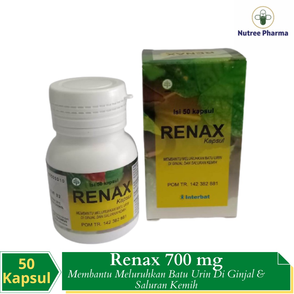 Jual Renax 700Mg Botol isi 50 Kapsul | Shopee Indonesia