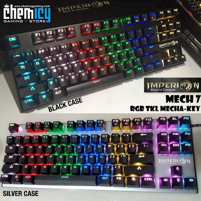 Jual Imperion Mech 7 Mechanical Gaming Keyboard | Shopee Indonesia