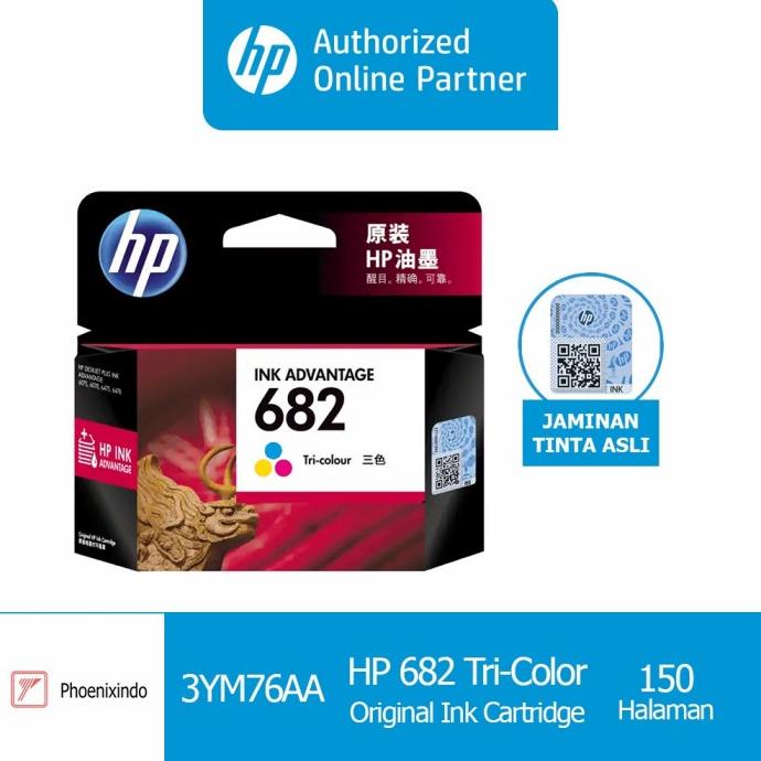 Jual PROMO Tinta HP 682 Tri-Color HP682 682C Original Ink Advantage ...