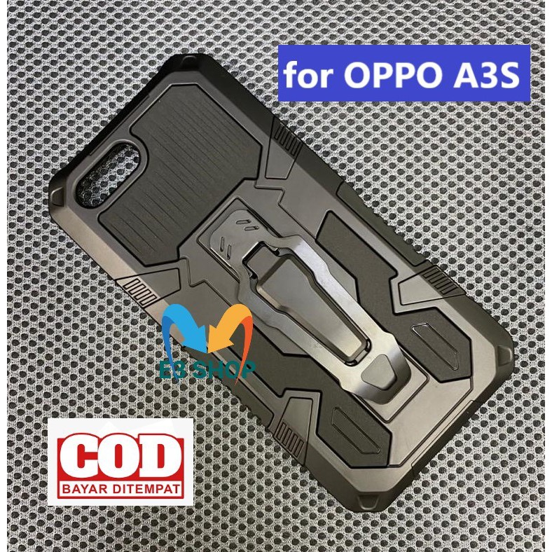 Jual Case hp OPPO A3S CASING STANDING BACK KLIP HARD CASE HP ROBOT NEW ...