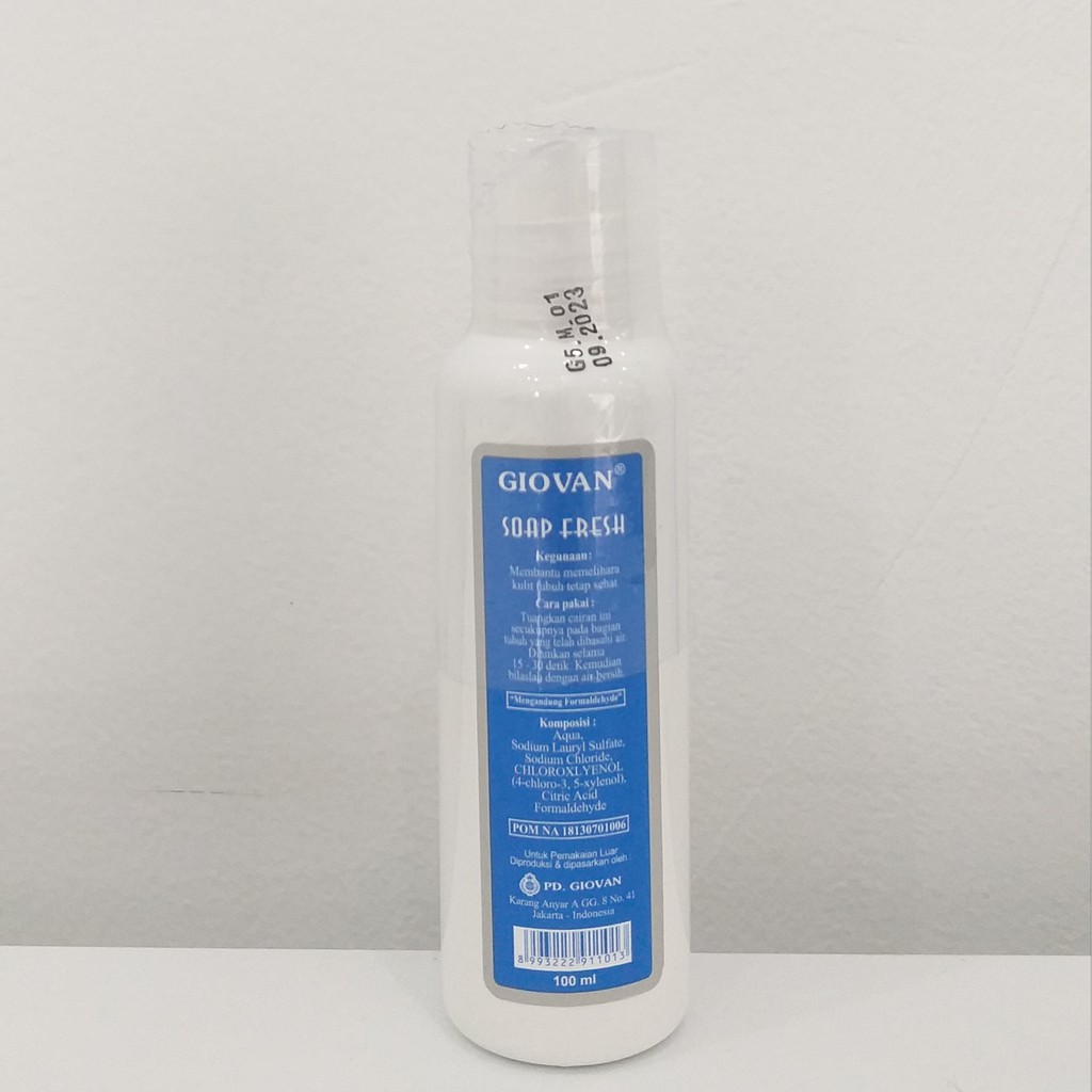 Jual PROMO (EXP MEI 2025) GIOVAN SOAP FRESH 100ML | Shopee Indonesia