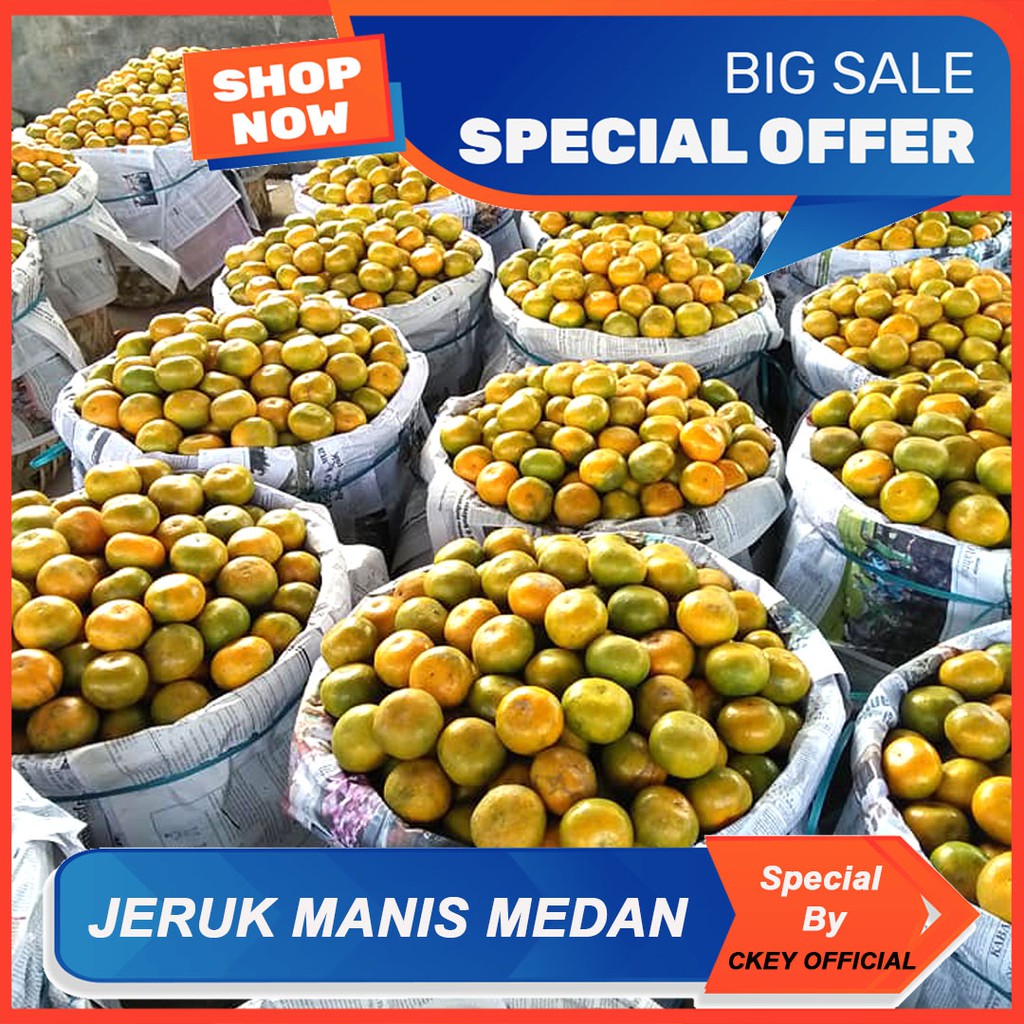 Jual Jeruk Medan Super Segar 1 kg Buah Segar Bawang Merah CKEY OFFICIAL ...