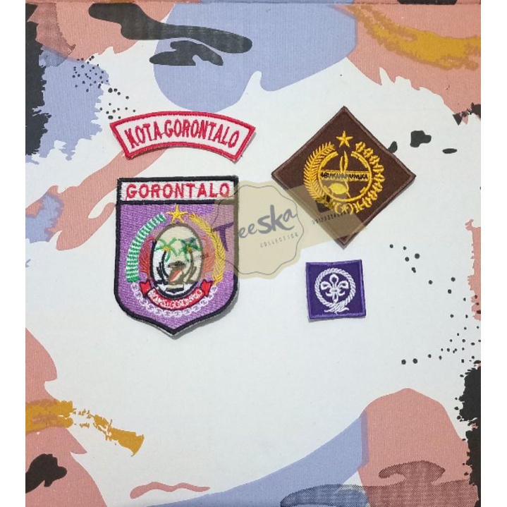 Jual Set Atribut Seragam Pramuka Logo Tunas Kelapa dan Wosm, Logo ...