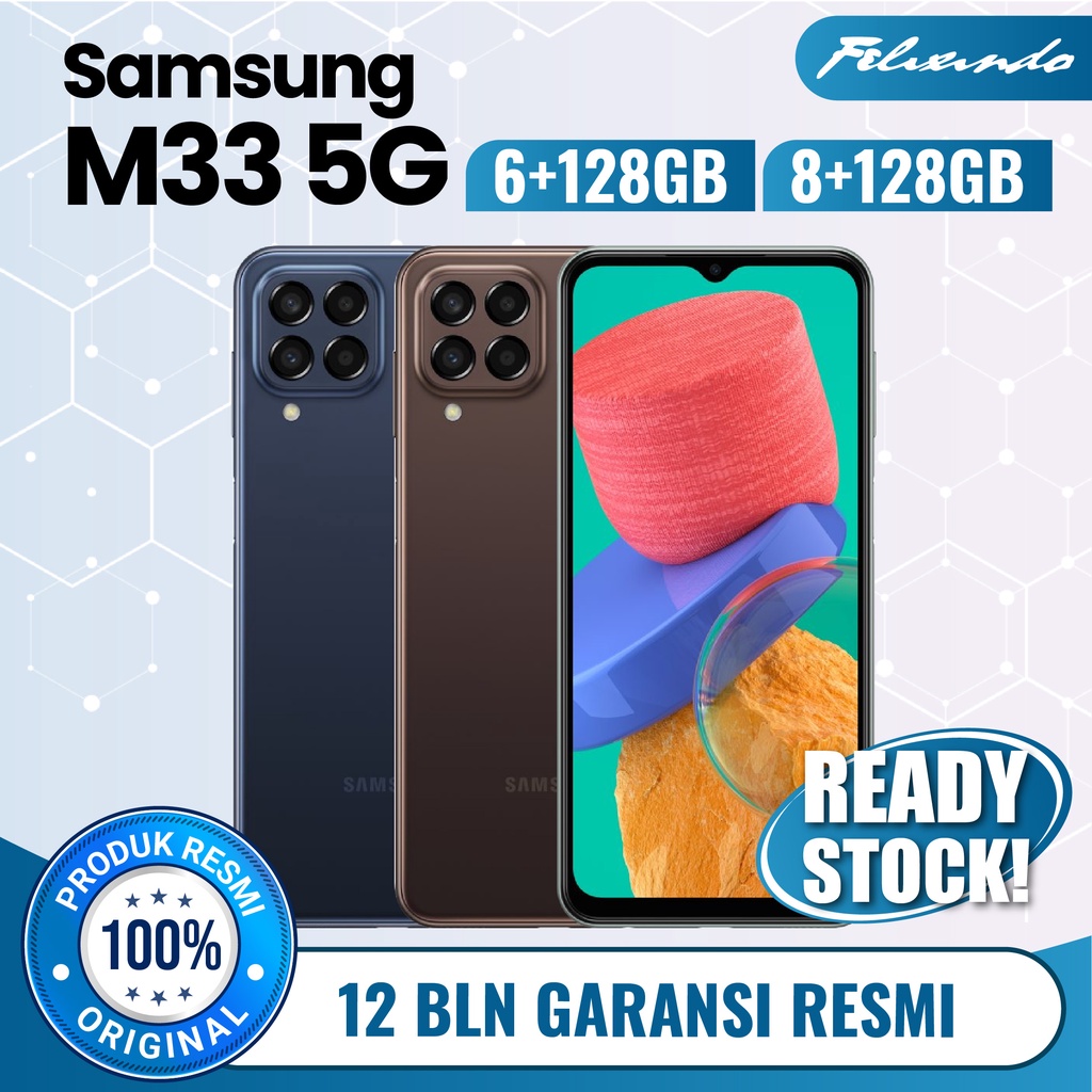 Jual Samsung Galaxy M33 5G 6/128 8/128 RAM 6 8 ROM 128 GB 6GB 8GB 128GB HP Smartphone Android ...