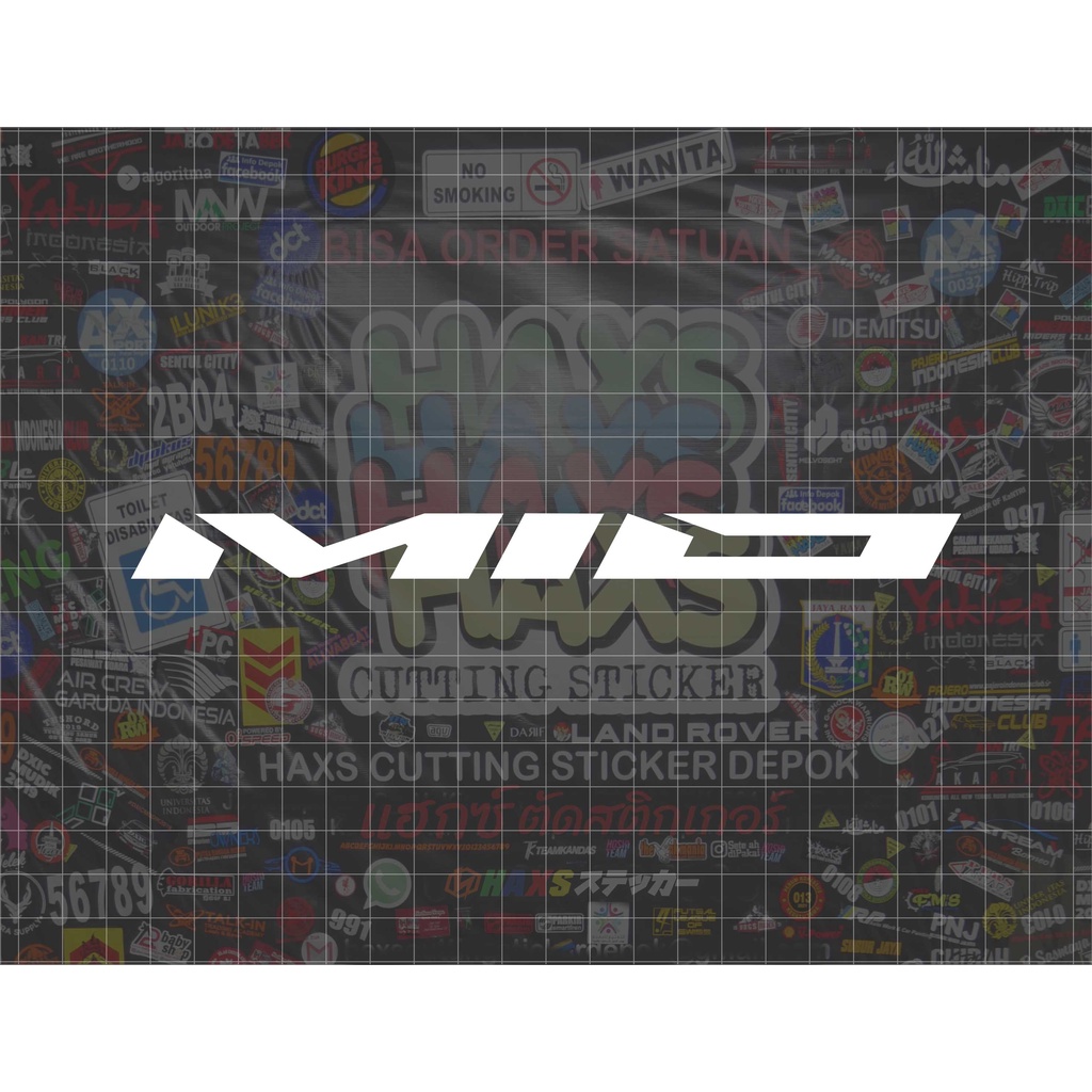 Jual Cutting Sticker Mio Ukuran 19 Cm Untuk Motor | Shopee Indonesia