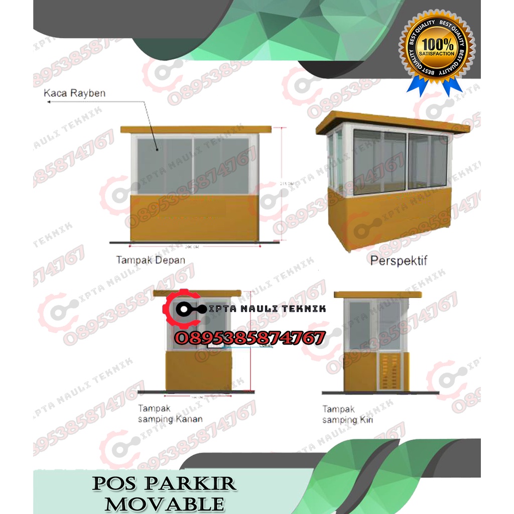 Jual Pos Parkir - Sentry Box Parking - Po Jaga Parkir -Loket Parkir ...