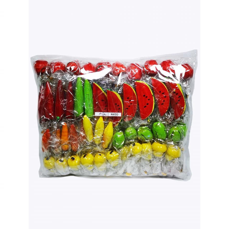 Jual Souvenir gantungan kunci buah"an (isi 100pcs) | Shopee Indonesia