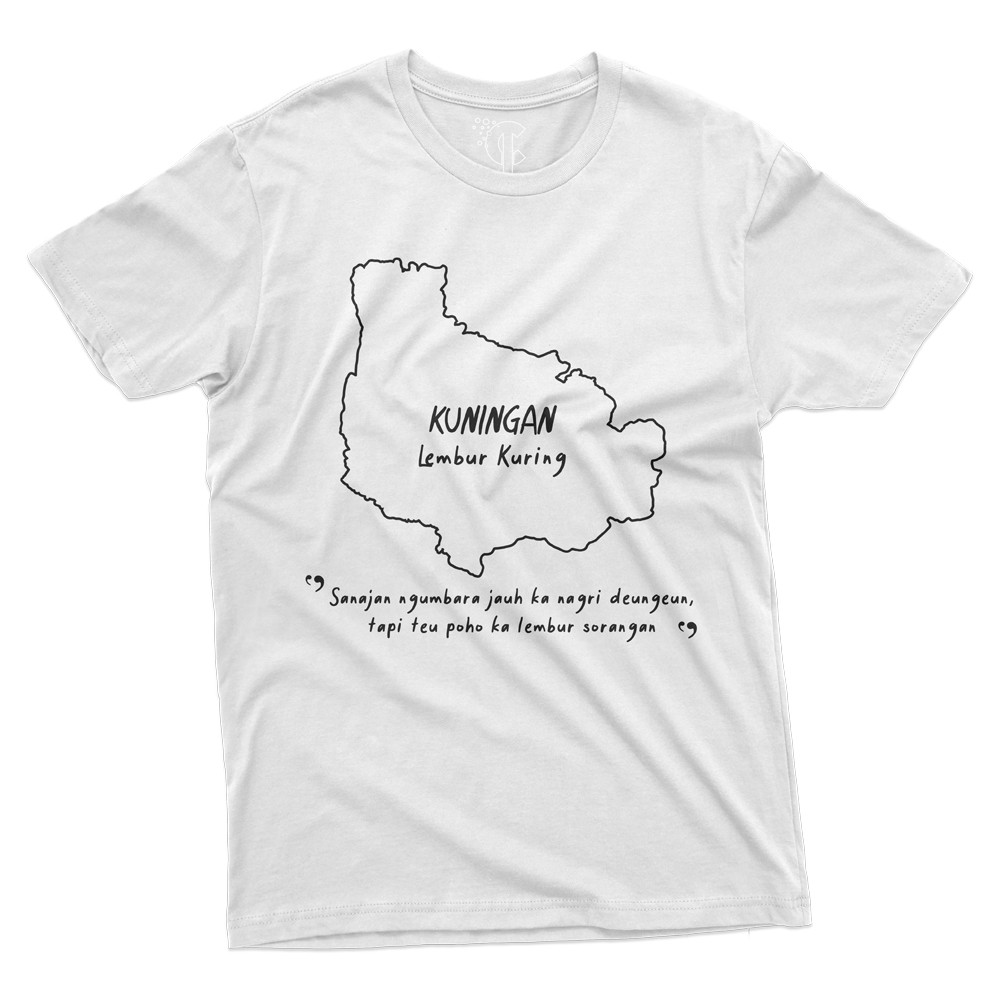 Jual Kuningan Peta | Kaos Oleh-oleh Kuningan | Shopee Indonesia