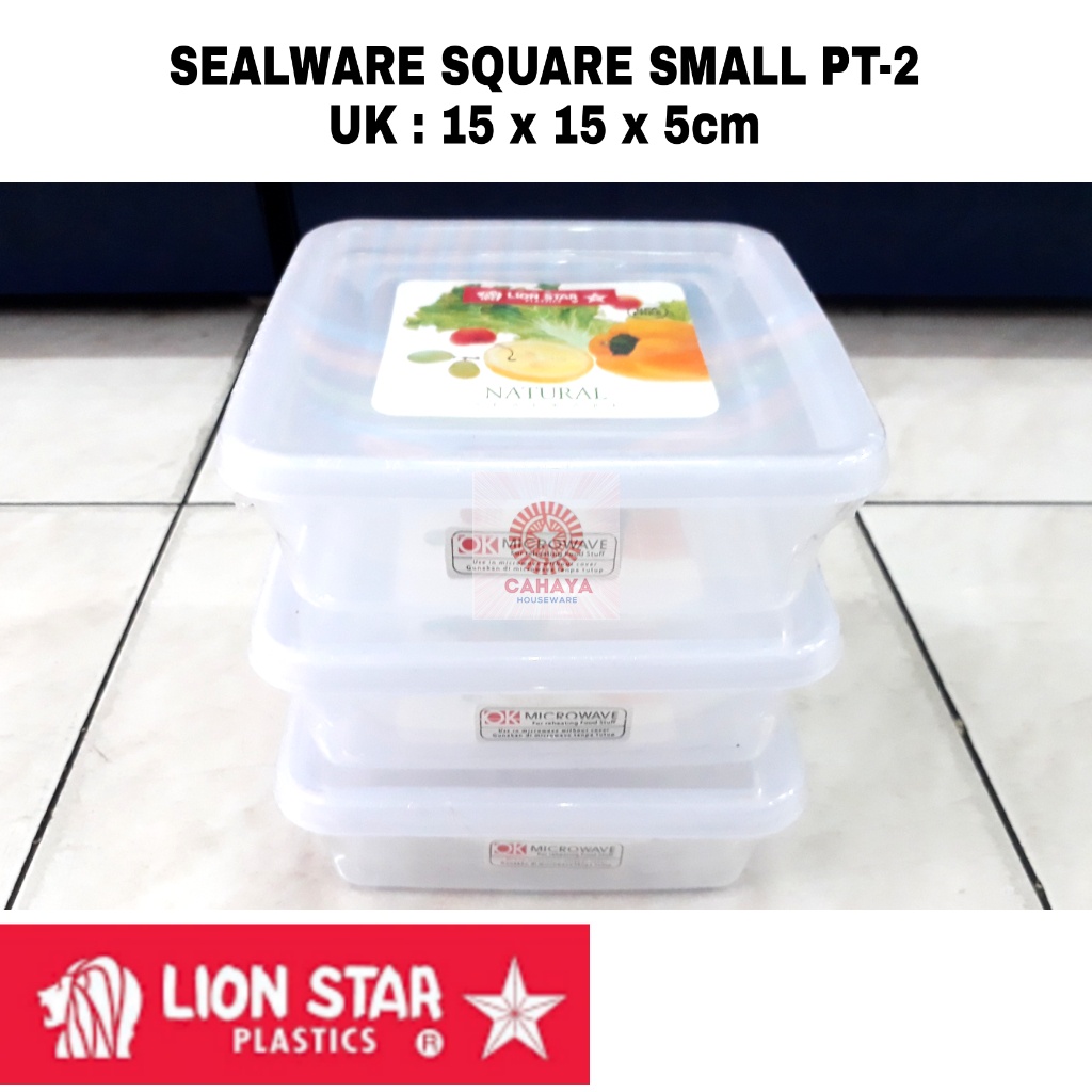 Jual Tempat Gula Plastik Lion Star Natural Sealware B46 PT-2 Kotak Makan Anak Lunch Box Bekal ...