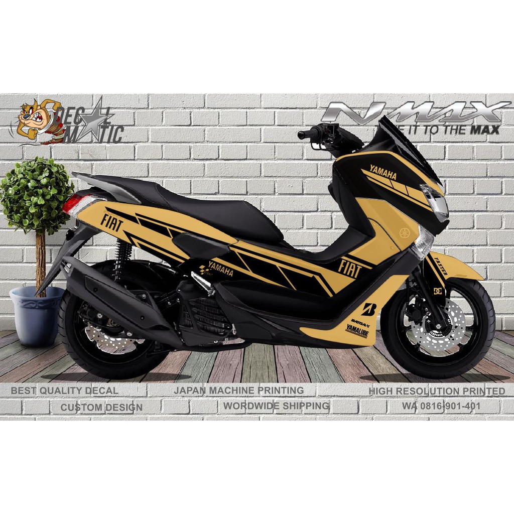 Jual Decal Yamaha Nmax 155 Sticker Full body - Fiat | Shopee Indonesia