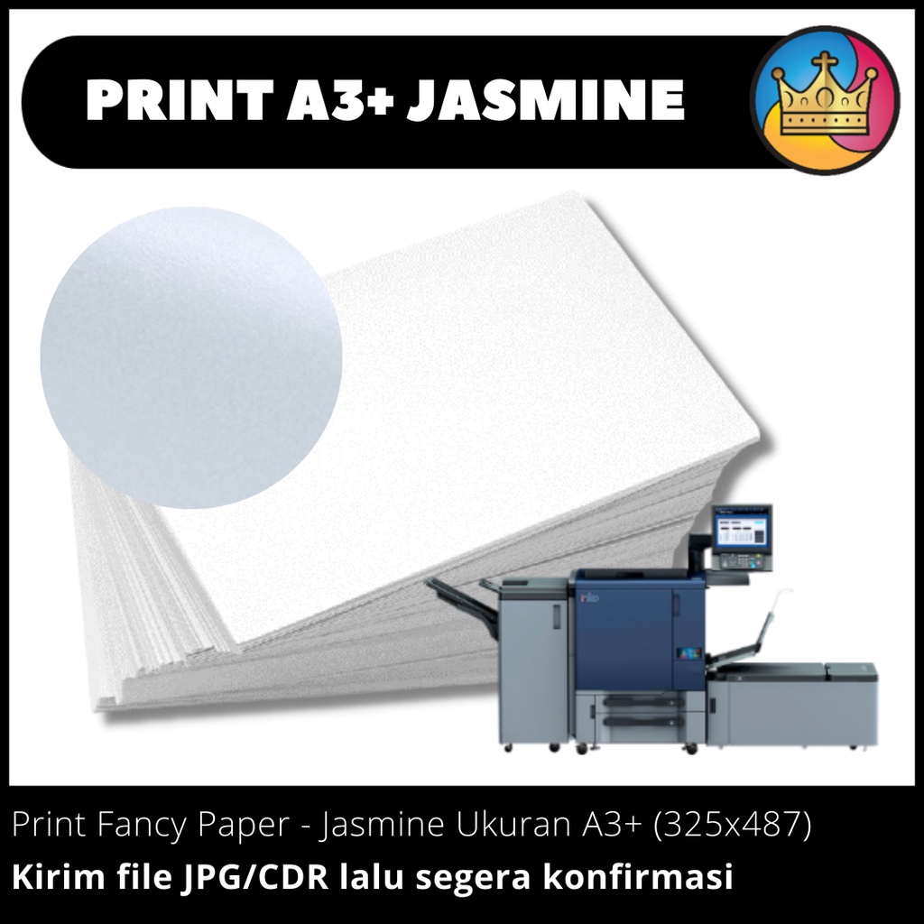 Jual DIGITAL PRINT A3+ Cetak Kertas Fancy Paper Jasmine | Shopee Indonesia