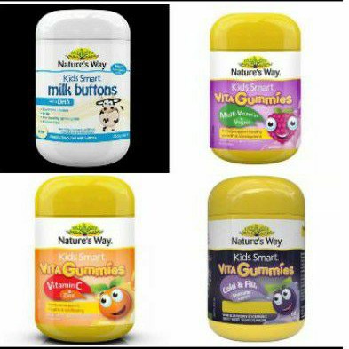 Jual Nature's Way Kids Smart Vita Gummies Vitamin C + Zinc, Cold & Flu ...