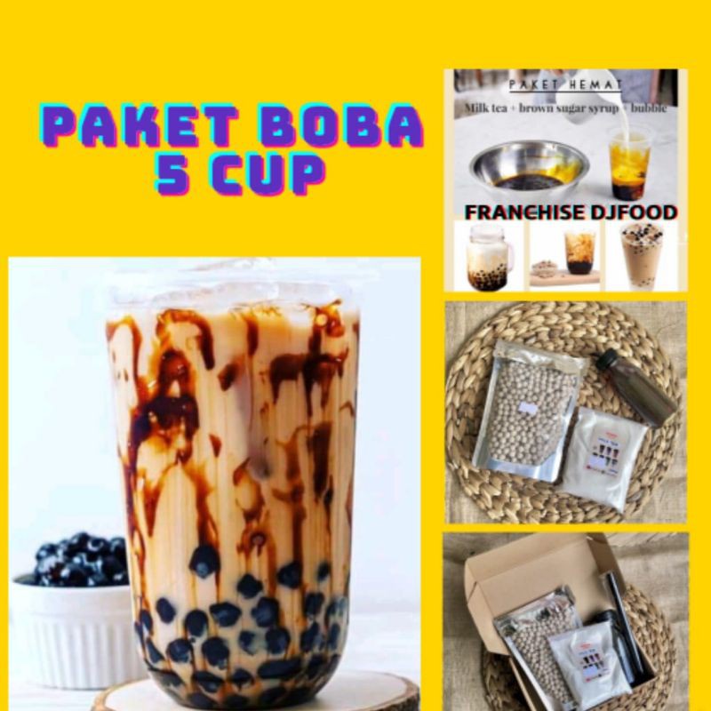 Jual PAKET BOBA 5 CUP | Shopee Indonesia