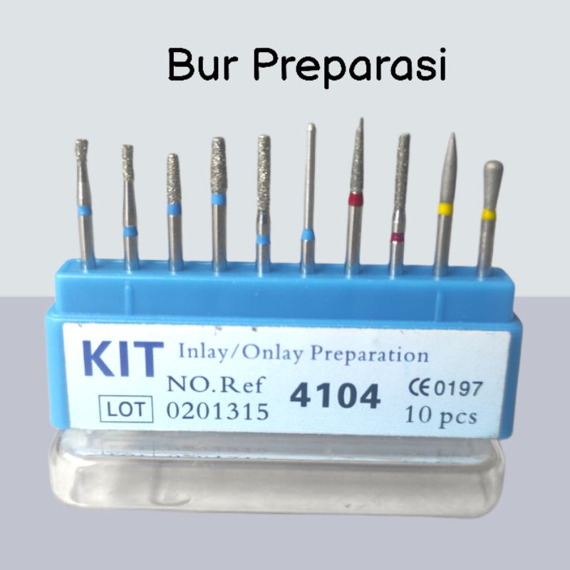 Jual Bur preparasi inlay onlay set dental | Shopee Indonesia