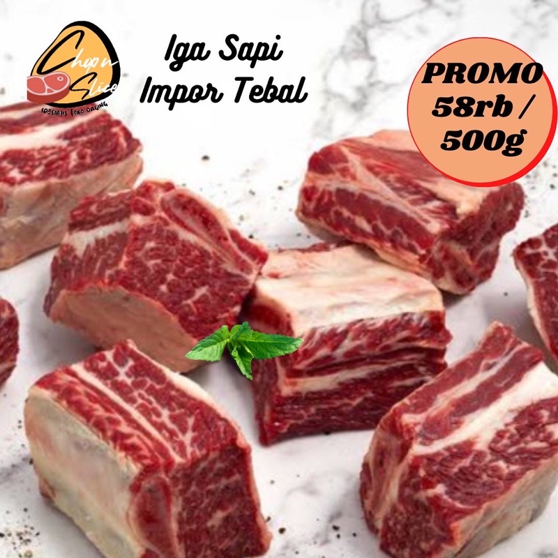 Jual Iga Sapi Shortribs Aust 500g Shopee Indonesia