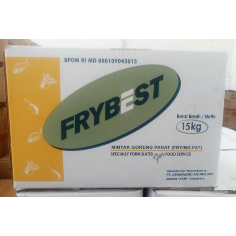 Jual minyak padat / beku frybest 15 kg | Shopee Indonesia