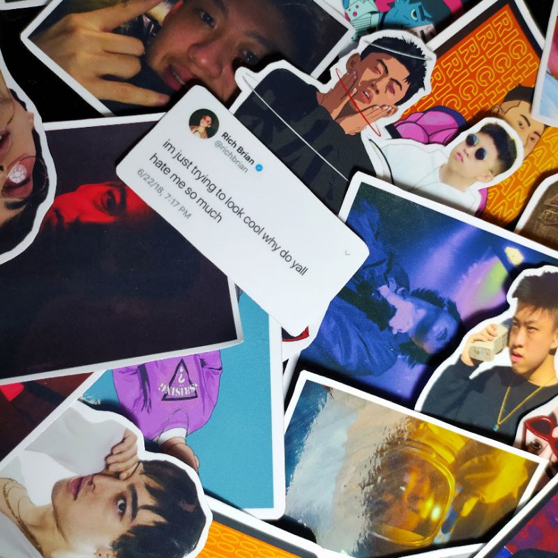 Jual JOJI X RICH BRIAN Stickers Pack / AESTHETIC 20pcs | Shopee Indonesia