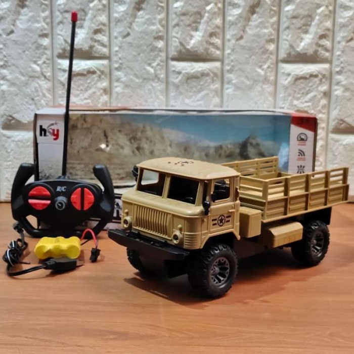 Jual Mobil Truk Remote Control RC Militer Army Muatan Mainan Anak ...
