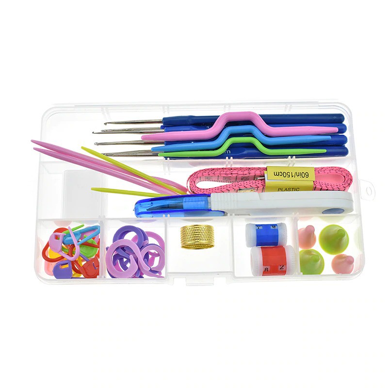 Jual ANEKA - Alat Rajut / Hakpen / Perlengkapan Rajut / Jarum Rajut Set ...