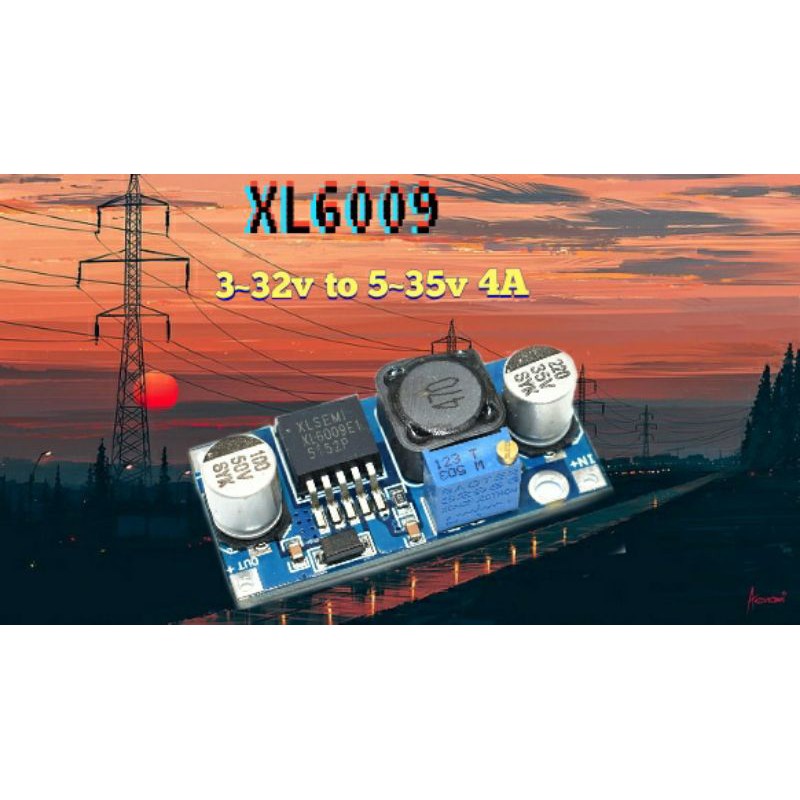 Jual step up xl6009 xl 6009 dc to dc 3-32v to 5-35v 4A ajustable volt ...