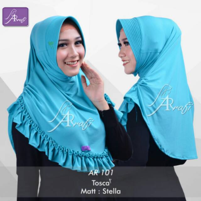 Jual Hijab Ar Rafi AR 101 Rumana Rumpol Gotik | Shopee Indonesia