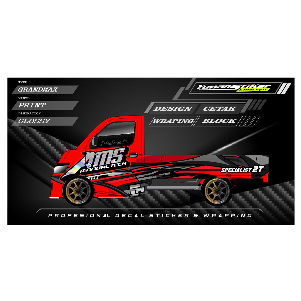 Jual STIKER DECAL GRANDMAX tanpa custom | Shopee Indonesia