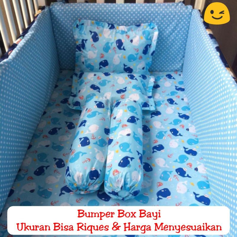 Jual Bumper Box Baby Busa Tebal 3cm Bantalan Tepi Untuk Melindungi Bayi ...