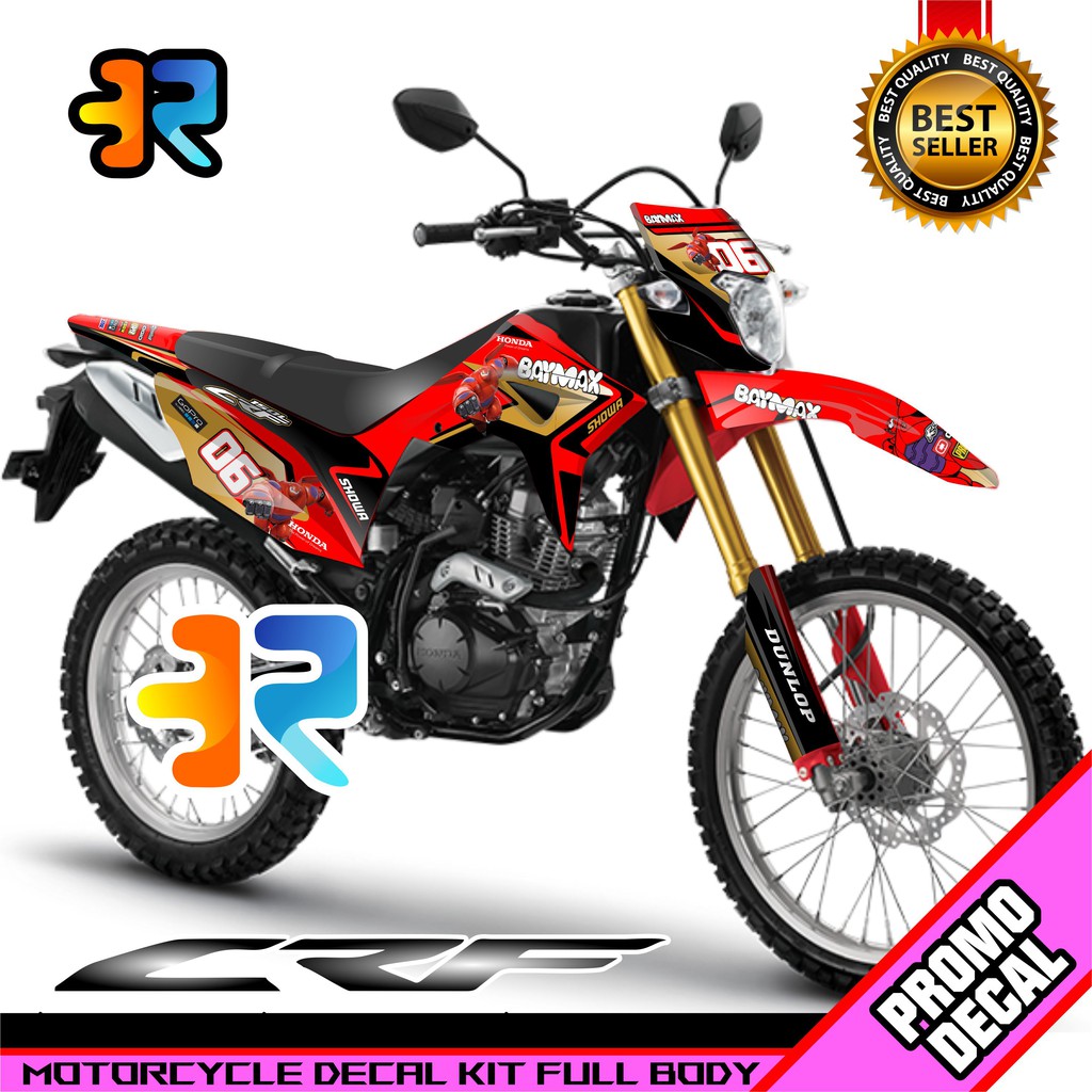 Jual Stiker Decal Motor CRF 150L Desain Baymax Sticker Decal Full Body ...