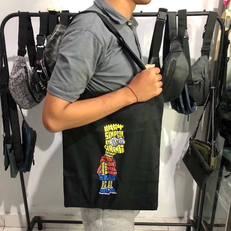Jual [BISA COD] TAS TOTEBAG | TOTEBAG CANVAS | TOTBAG RESLETING ...