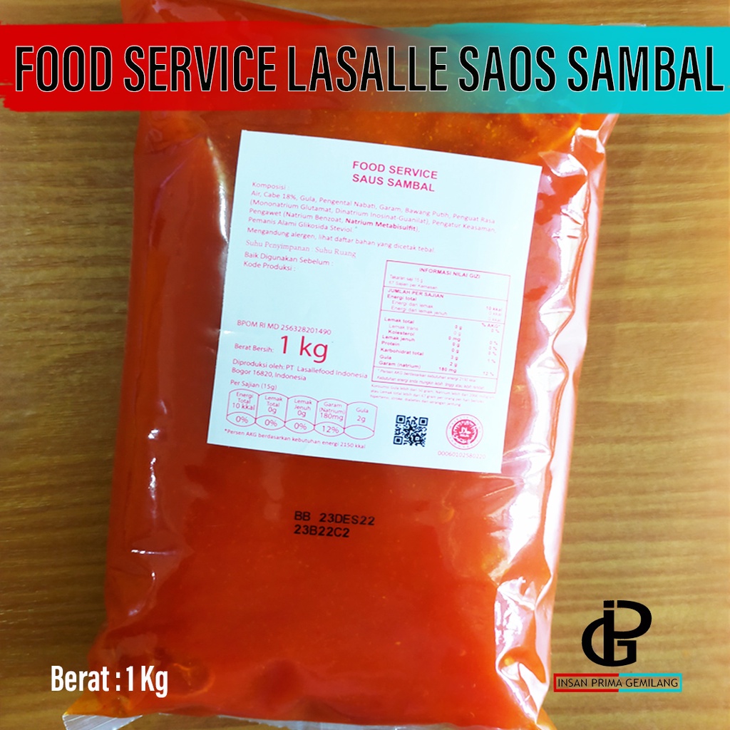 Jual Delmonte Lasalle Food Saus Sambal / chili sauce 1 kg | Shopee ...