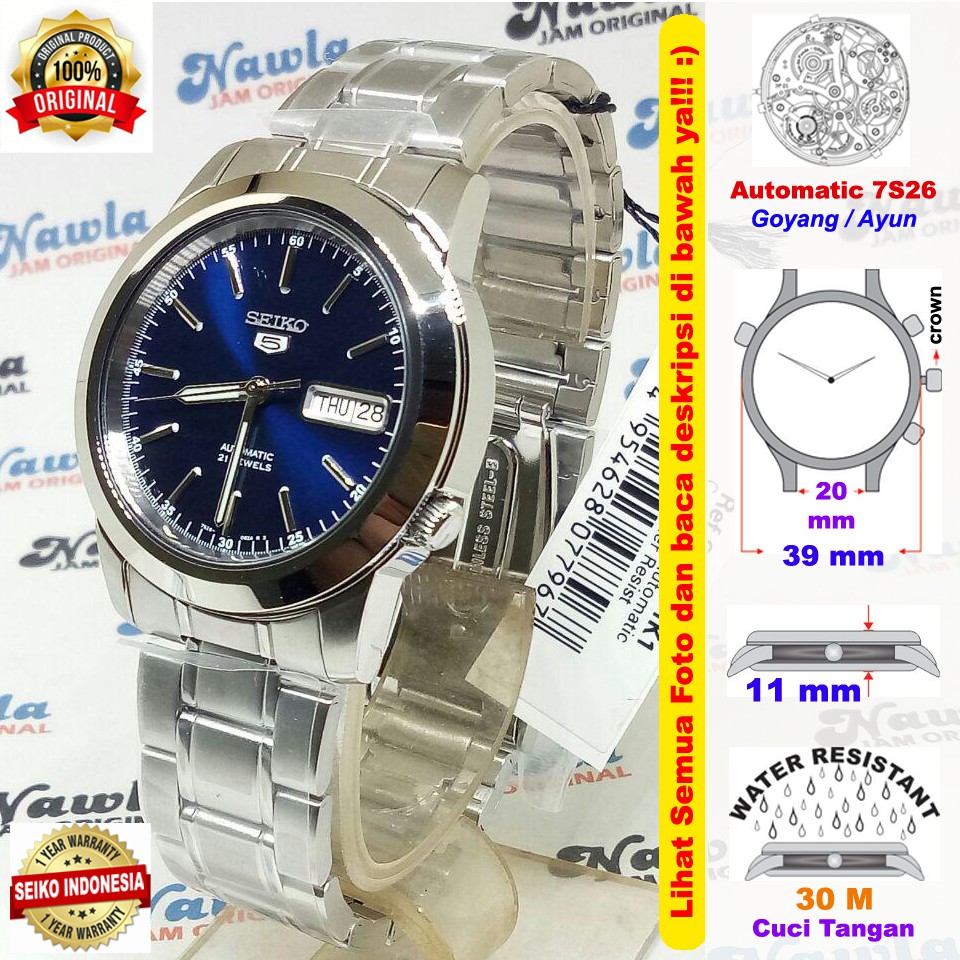 Jual Seiko 5 SNKE51K1 Automatic Blue Dial - Jam Tangan Pria SNKE51 ...