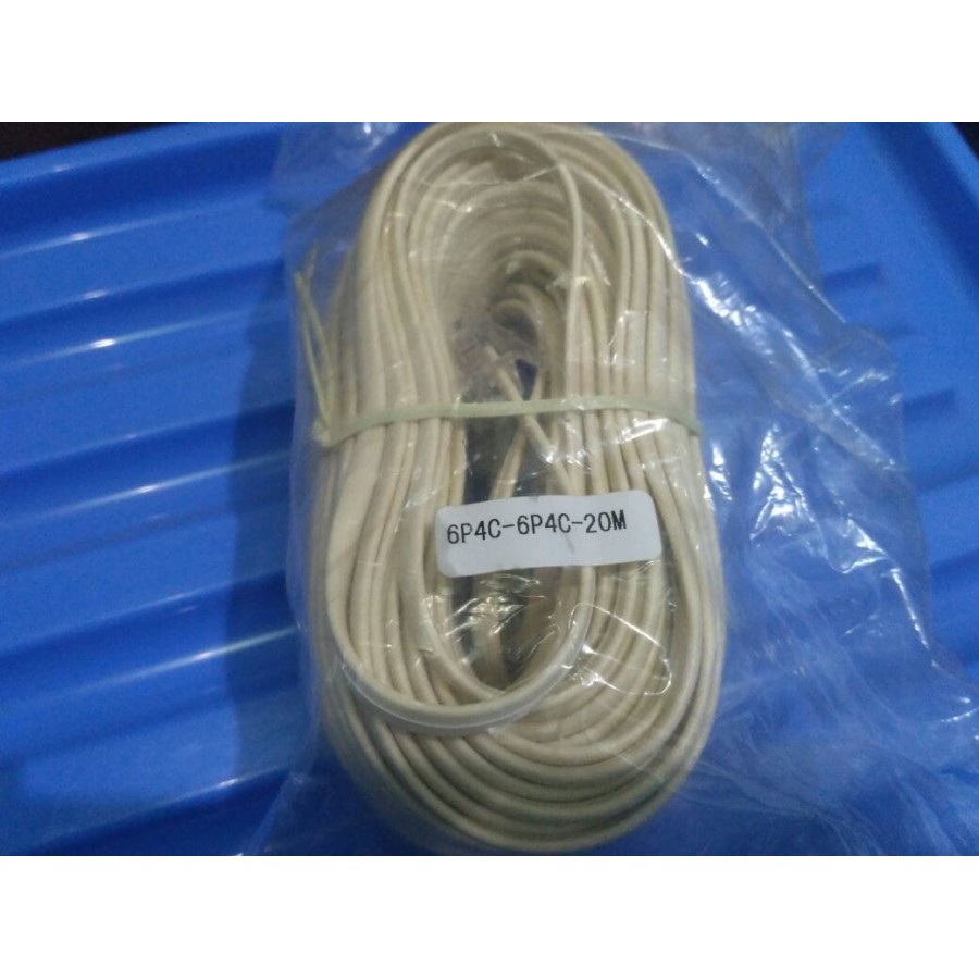 Jual Kabel Line Telepon 20M + RJ11 | Shopee Indonesia