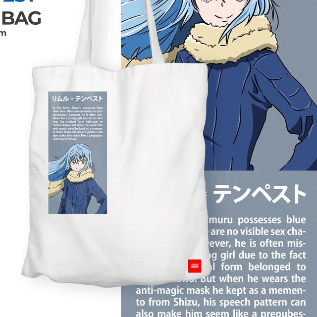 Jual RIMURU TEMPEST Tote Bag Kanvas Anime Rimuru Tempest / Totebag ...