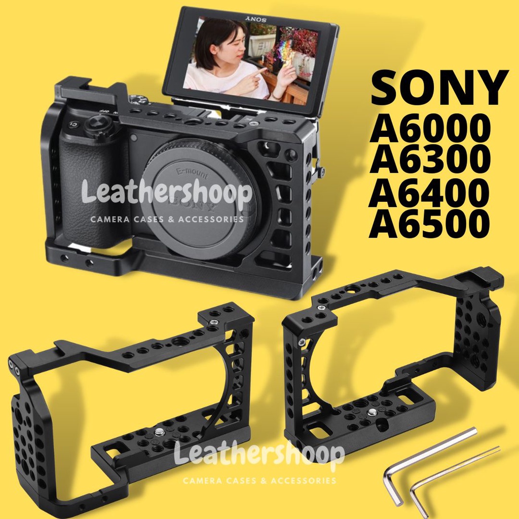 Jual Cage Rig for Sony A6000 A6100 A6300 A6400 A6500 Bracket | Shopee ...
