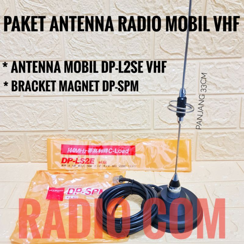 Jual PAKET ANTENA RIG MOBIL VHF DP-L2SE PLUS BRACKET MAGNET / ANTENNA RADIO RIG HT VHF DP L2SE ...