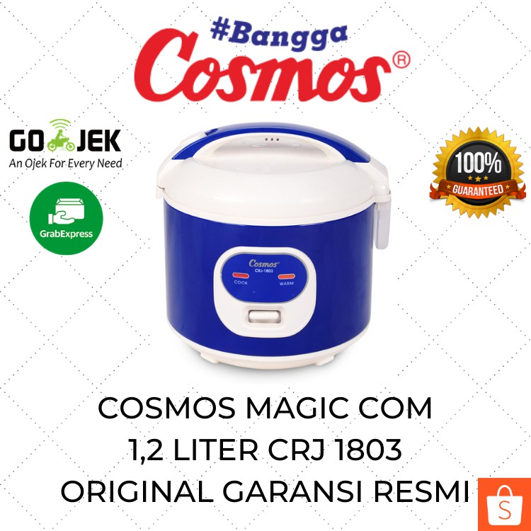Jual Cosmos Magic Com 1.2 Liter CRJ 1803 3in1 / Rice Cooker Mini ...