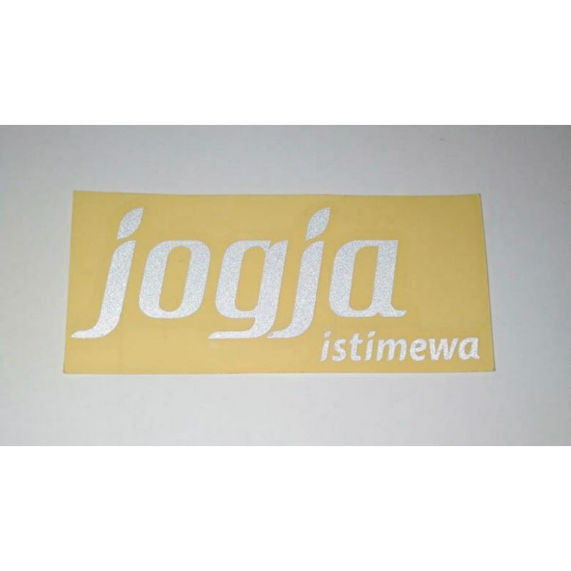 Jual sticker murah setiker cutting stiker motor tulisan jogja istimewa ...