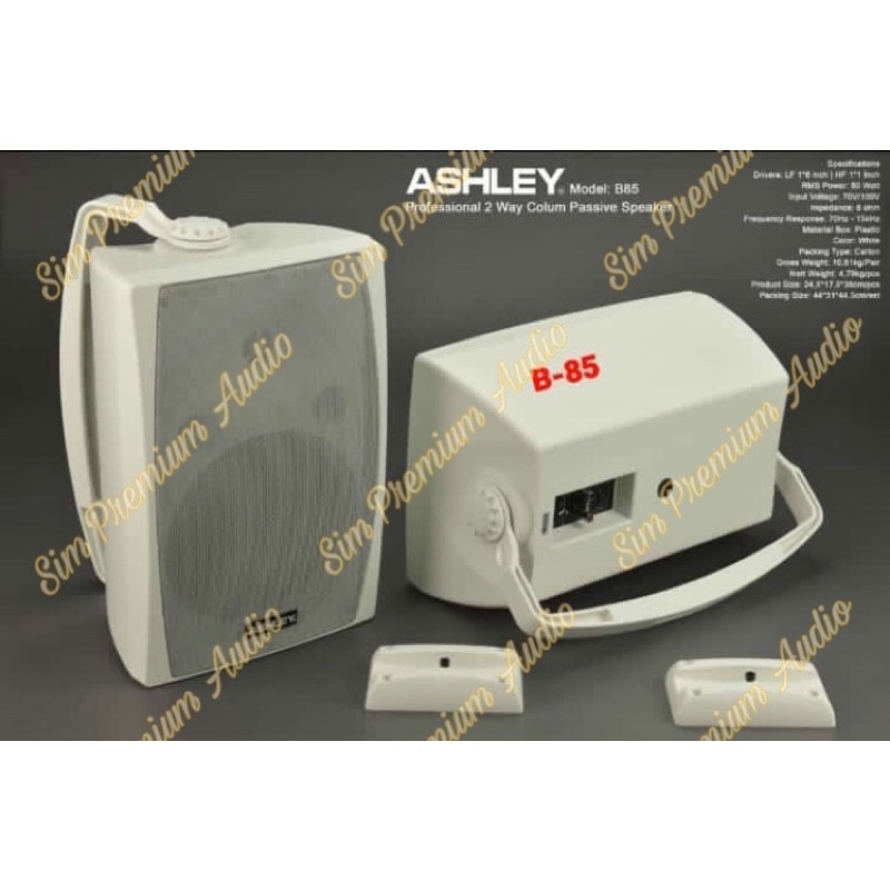 Jual Speaker Pasif Ashley B 85 Original Monitor B85 Passive 8 inch ...
