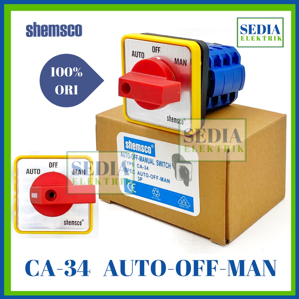 Jual ROTARY SELECTOR SWITCH CA-34-AUTO-OFF-MAN CA 34 AUTO-OFF-MAN ...