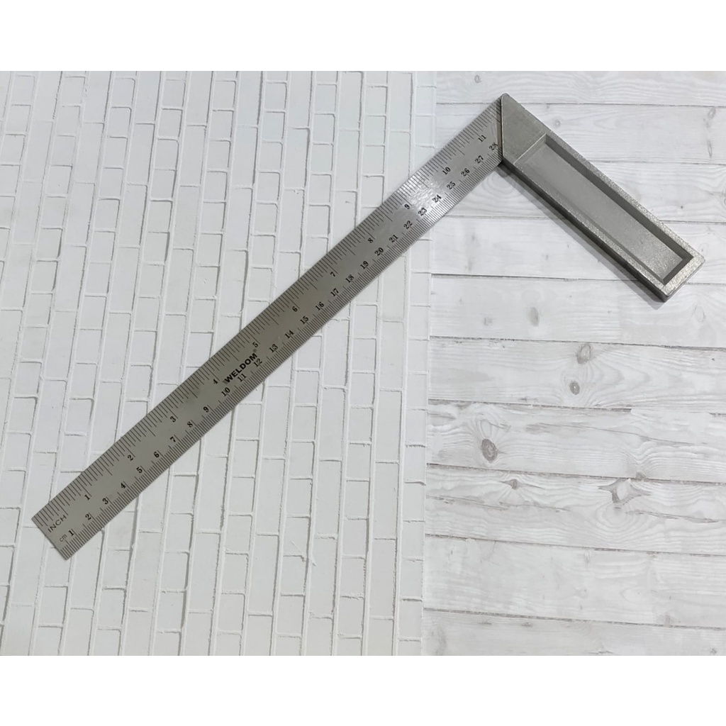 Jual Siku tukang 12" / 30cm penggaris tukang / penggaris sudut ...