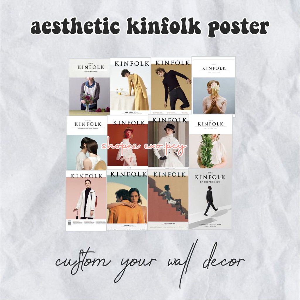 Jual PAKET KINFOLK WALL POSTER TUMBLR A5 ISI 8 LEMBAR, poster dinding ...