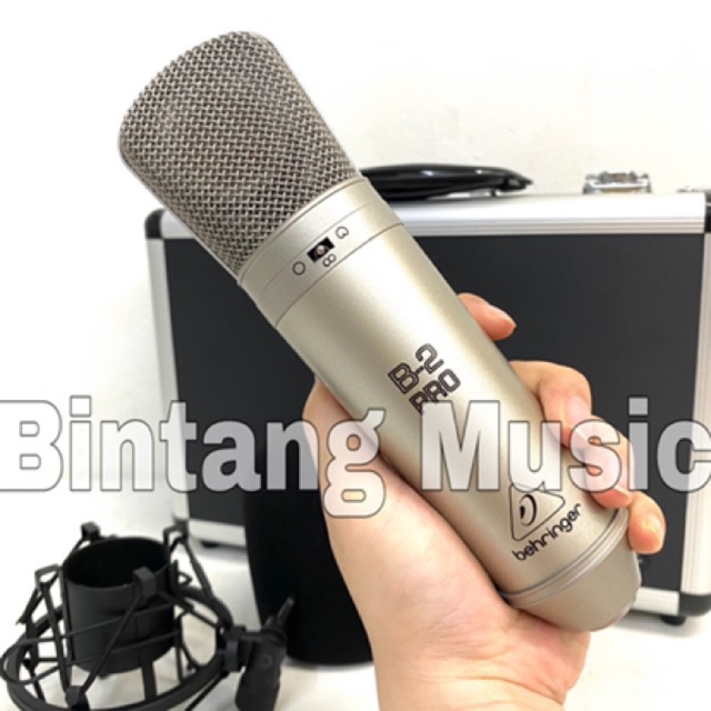 Jual Mic Condenser Behringer B2 PRO Original Studio Recording - Rekaman ...