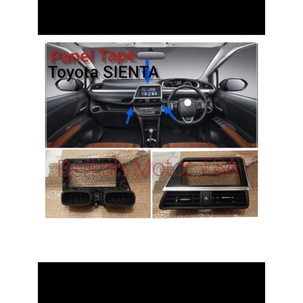 Jual Panel Frame Head Unit Cover Panel TV Sienta Ori | Shopee Indonesia