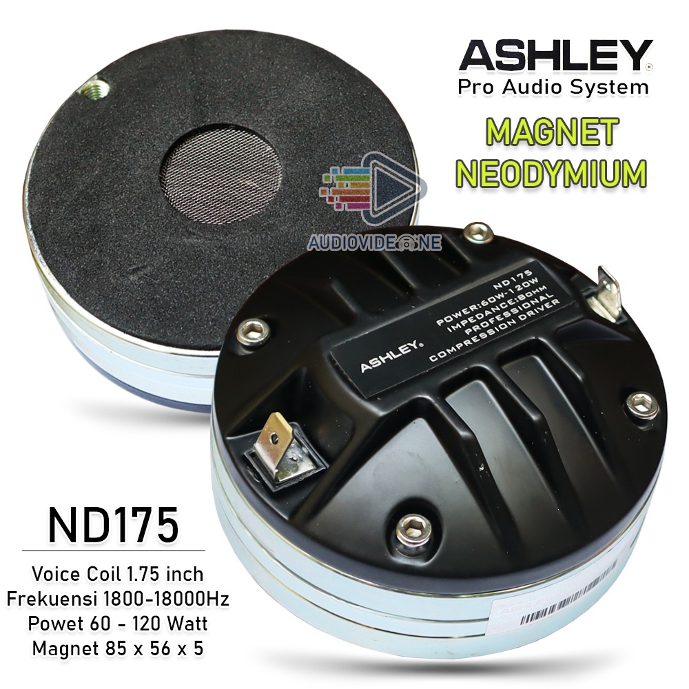 Jual Driver Tweeter Ashley ND175 Magnet Neo Original Twiter Neodymium ...