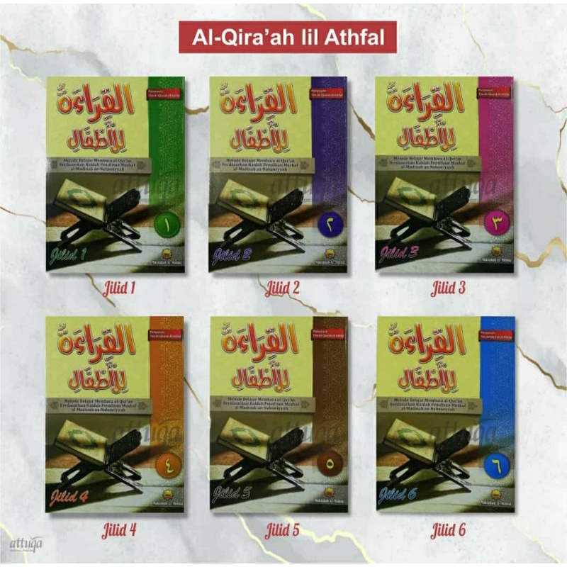 Jual Buku Qiroati Lil Athfal tersedia jilid 1 sampai jilid 6 | Shopee ...