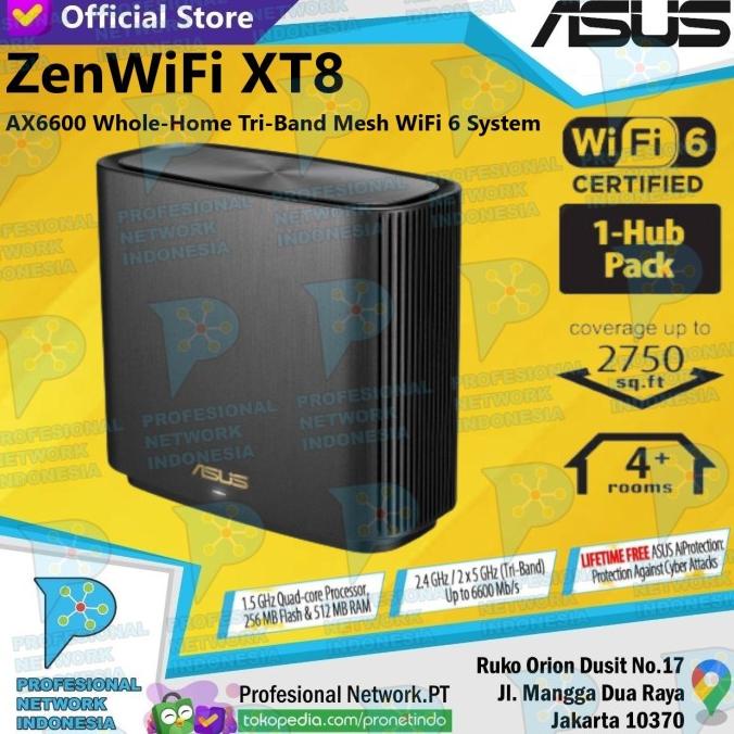 Jual ASUS ZenWiFi AX-6600 Whole-Home Tri-Band Mesh WiFi 6 System XT8 ...