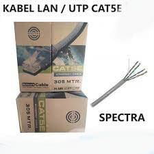 Jual Kabel Lan Spectra UTP Cat5e 1 BOX 305M - kabel Lan Cat5 | Shopee ...